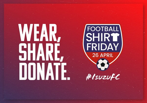 ISUZU TACKLES CANCER WITH FOOTBALL SHIRT FRIDAY | Design and Build UK