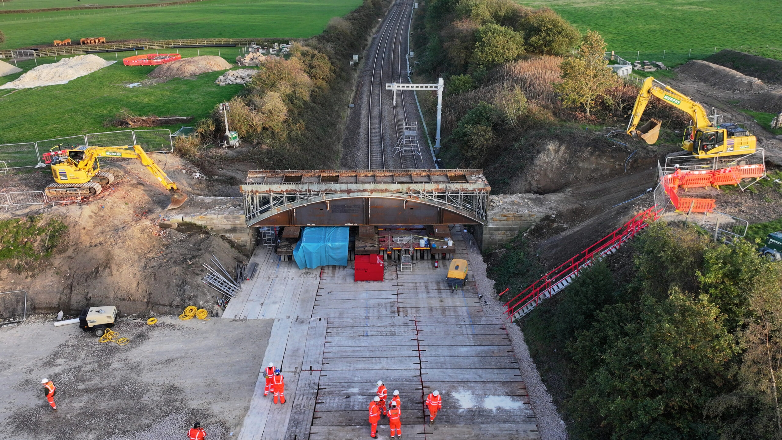 Upgrades underway for oldest in-situ cast-iron railway bridge in the ...